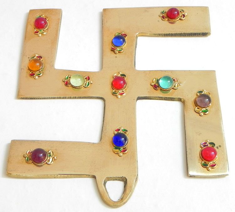 Items matching with Stone Studded Swastika - Auspicious Hindu Symbol ...