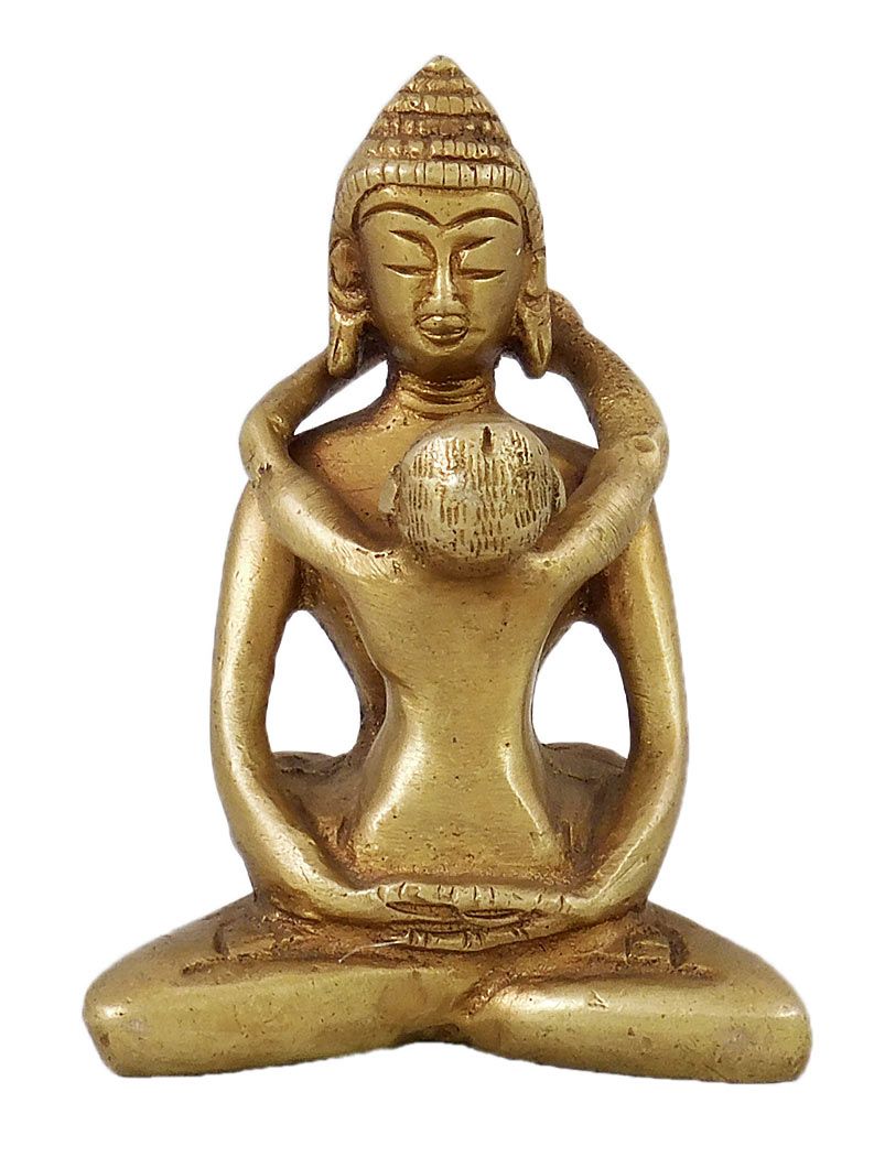 Brass Yab Yum Statue