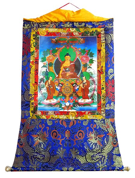 Shakyamuni Buddha - Screen Print on Canvas