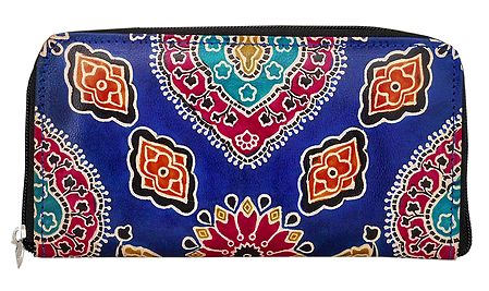 Embossed Design on Leather Bag