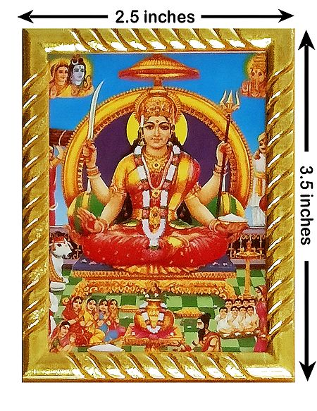 Santoshi Mata - Framed Picture