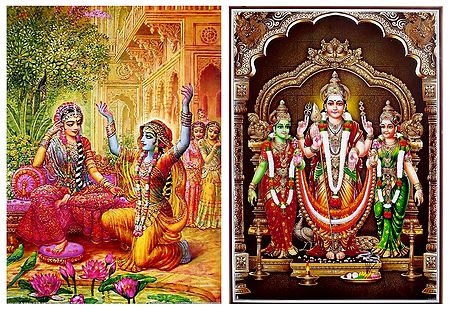 Hindu Deities - Set of 2 Posters