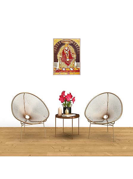 Shirdi Sai Baba - Glitter Poster