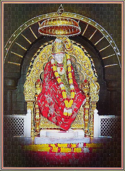 Shirdi Sai Baba - Glitter Poster