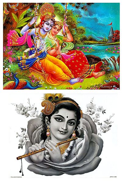 Set of 2 Hindu Deity Posters