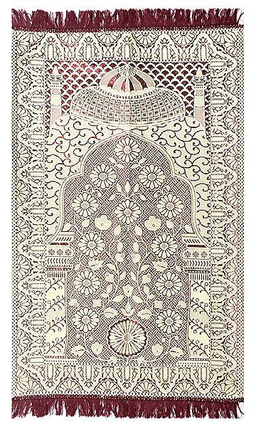 Reversible Designer Cotton Islamic Namaz Mat