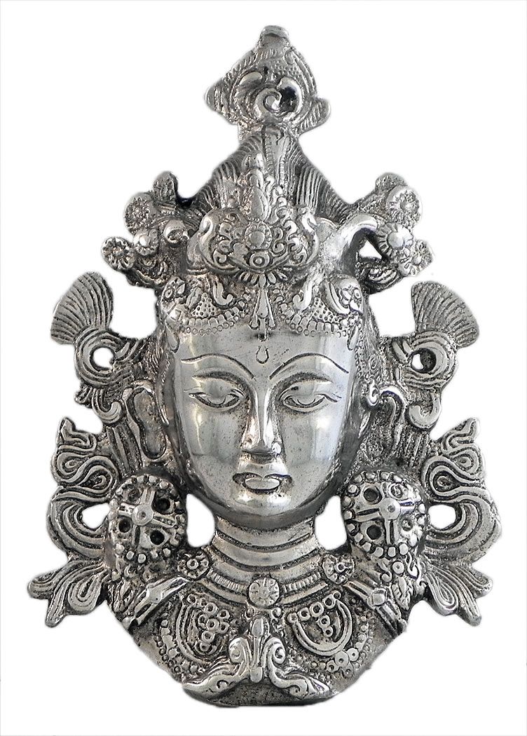 White Metal Tara Face