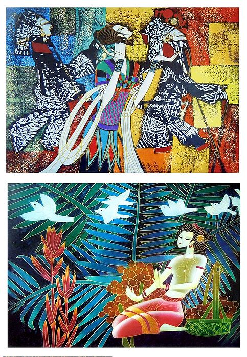 Set of 2 Abstract Posters