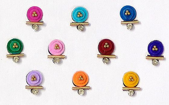 Colorful Round Bindis