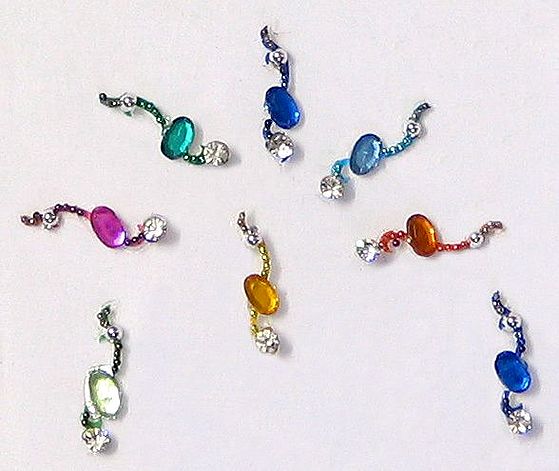 Colorful Stone Bindis