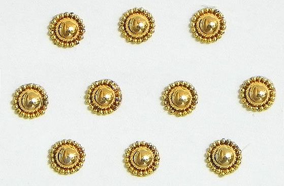 Golden Small Bindis