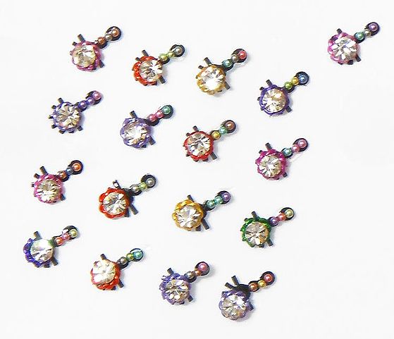 White Stone Studded Small Bindis