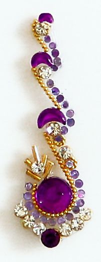 Splendor - Purple and White Stone Bindi