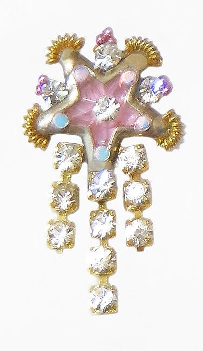 White Stone Studded Star Bindi