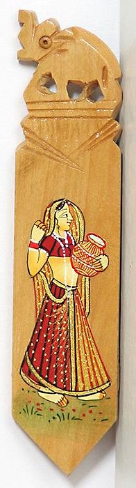 Book Mark with Painted Rajasthani Belle
