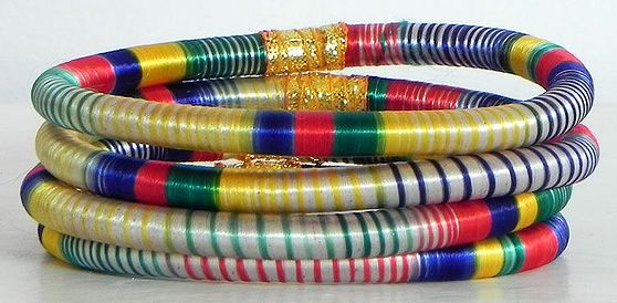 Multicolor Thread Bangles