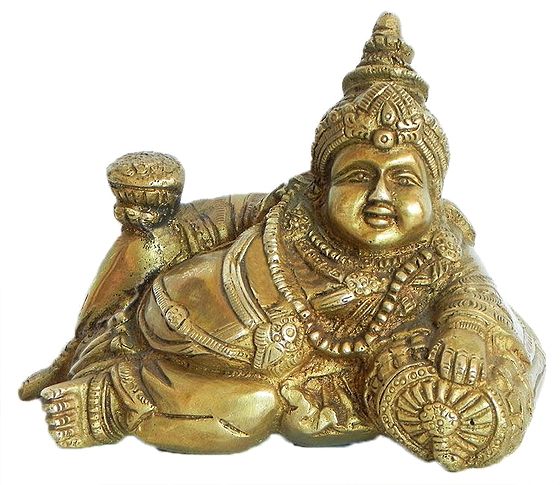 Kubera Brass Statue