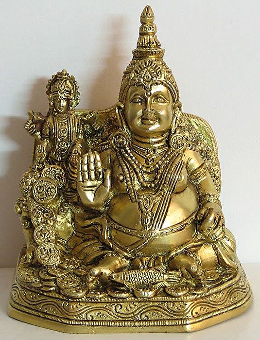 Brass Statue of Kubera