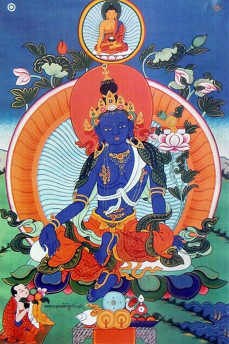 Buy Online Blue Tara - Thangka Poster