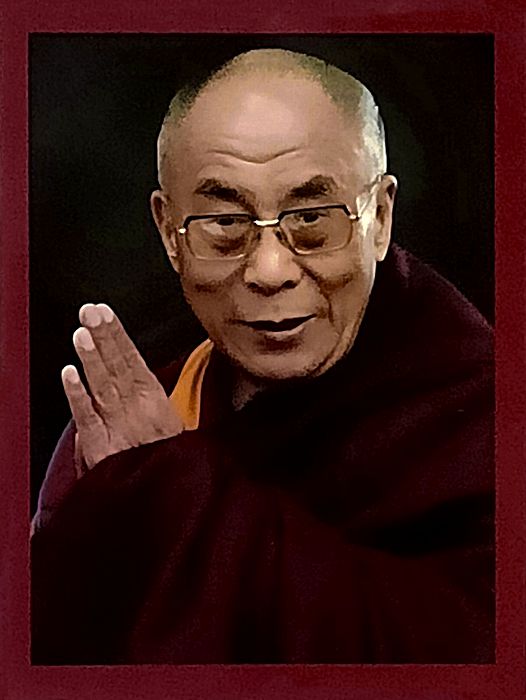Dalai Lama - Unframed Paper Thangka Poster