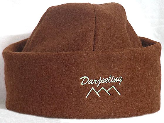 Dark Brown Mens Woollen Cap