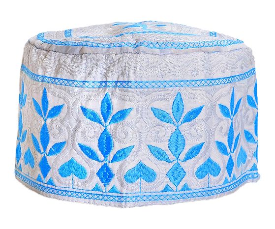 Embroidered Muslim Prayer Cap