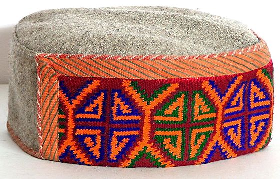 Himachali Colorful Woolen Cap