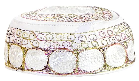 Muslim Prayer Cap with Embroidery