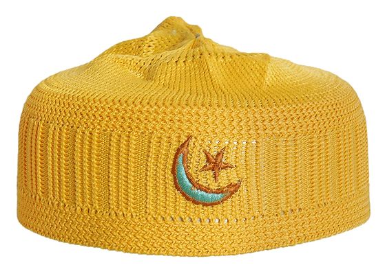 Buy Muslim Yellow Prayer Cap