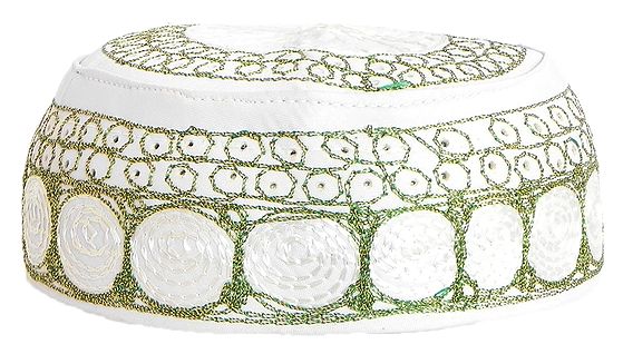Embroidered Muslim Prayer Cap