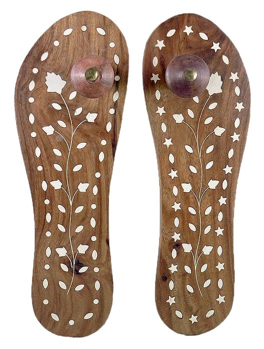 Inlaid Wooden Paduka
