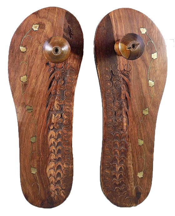 Buy Carved Wooden Paduka
