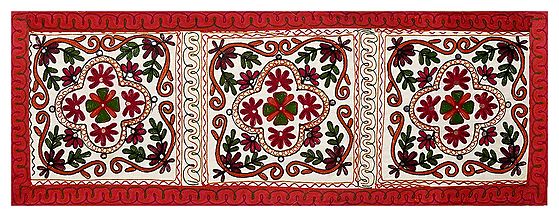 Embroidered Cloth with Floral Design