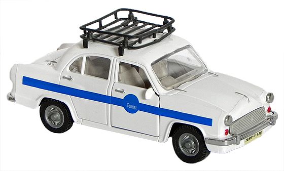 White Sedan Toy Car - Online Shop