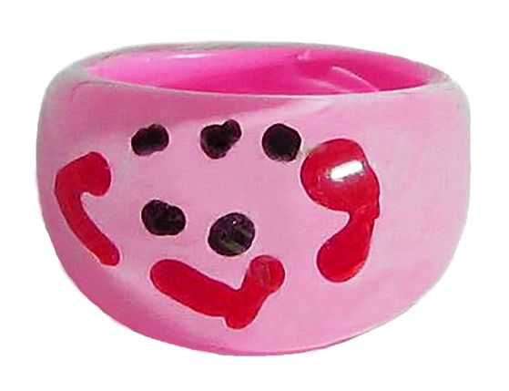 Pink Acrylic Ring