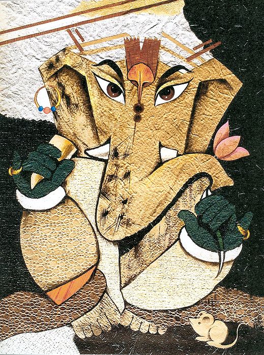 Lord Vinayak Poster - 12 x 9 inches - Unframed