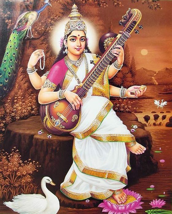 Saraswati - Goddess of Music and Knowledge