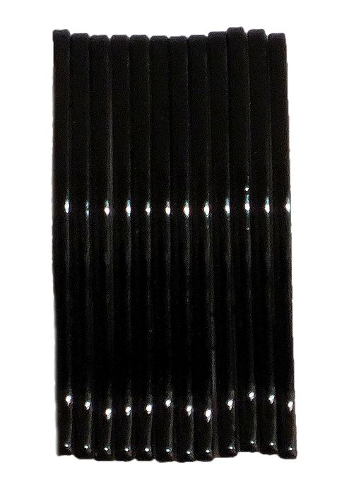Set of 12 Black Hair Clips
