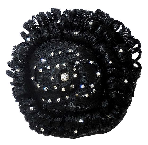 Stone Studded Designer Hair Bun