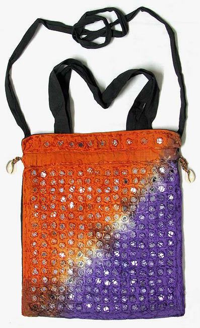 Mirror Work Shoulder Bag