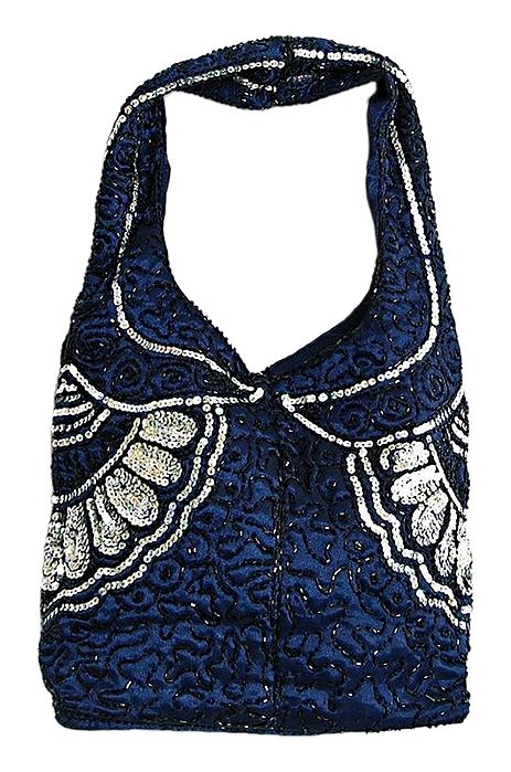 Beaded Satin Bag