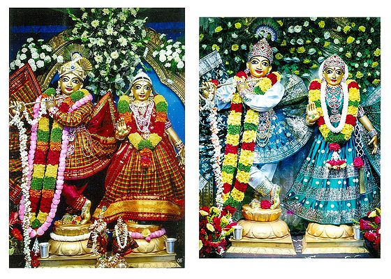 Radha Krishna - Set of 2 Photo Prints