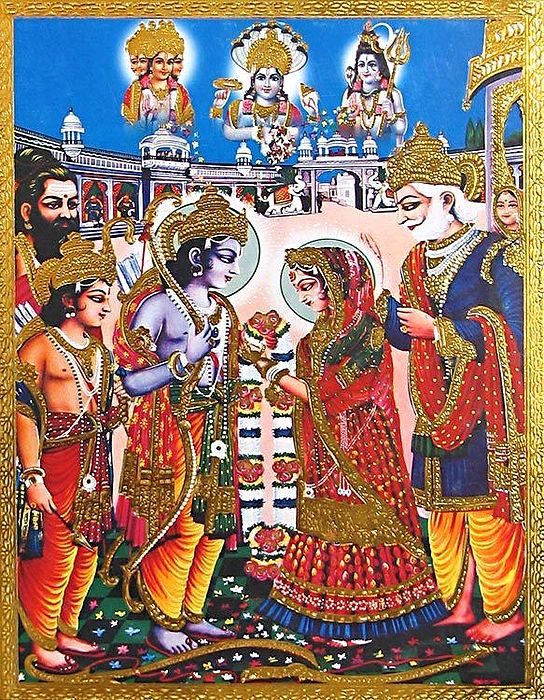 Sita And Rama Marriage _ What was the age of Lord Rama and Sita when ...