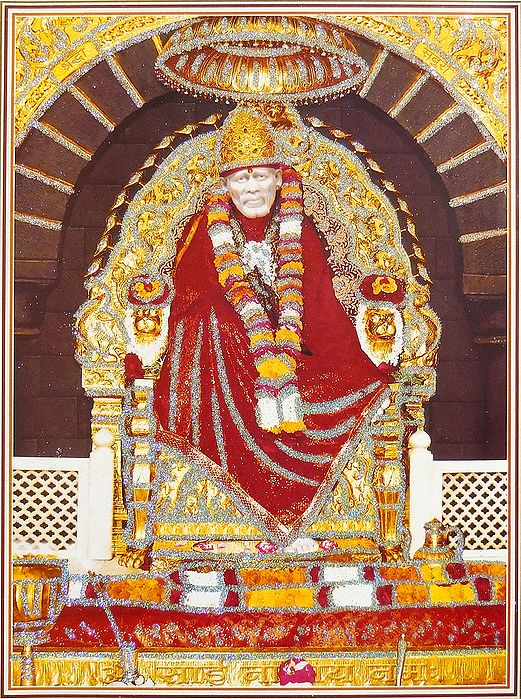Shirdi Sai Baba - Glitter Poster