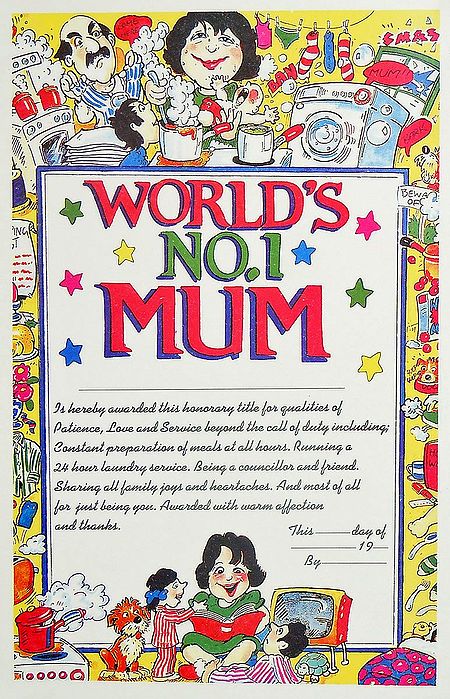 Number One Mom Poster