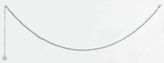Metal Ball Belly Chain with Swastika (Auspicious Hindu Symbol)