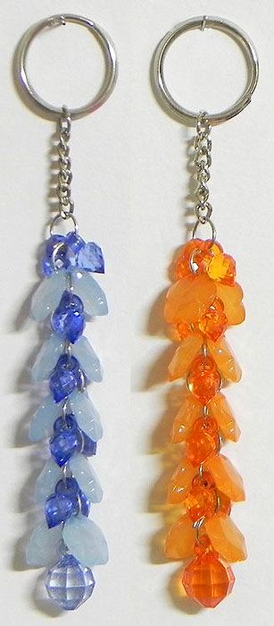 Set of 2 Acrylic Key Rings