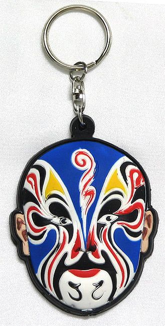 Chinese Opera Mask Key Chain