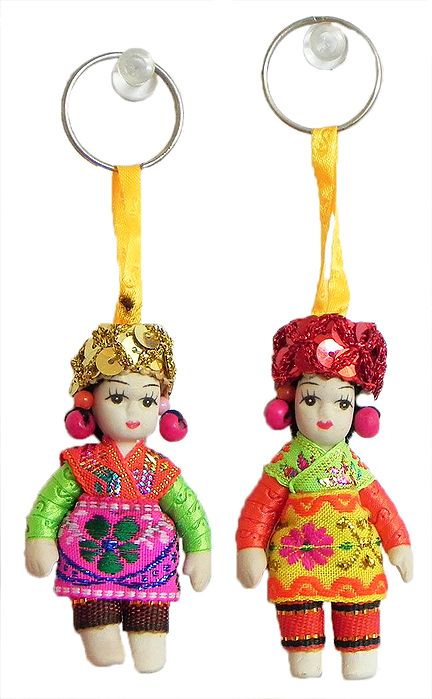 Spanish Doll Key Rings
