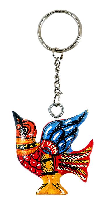Buy Wooden Bird Key Chain
